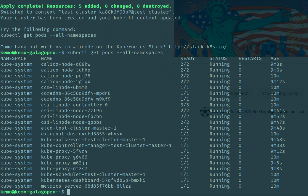 Kubernetes On Linode A Quick Start Of Sorts Ken Moini